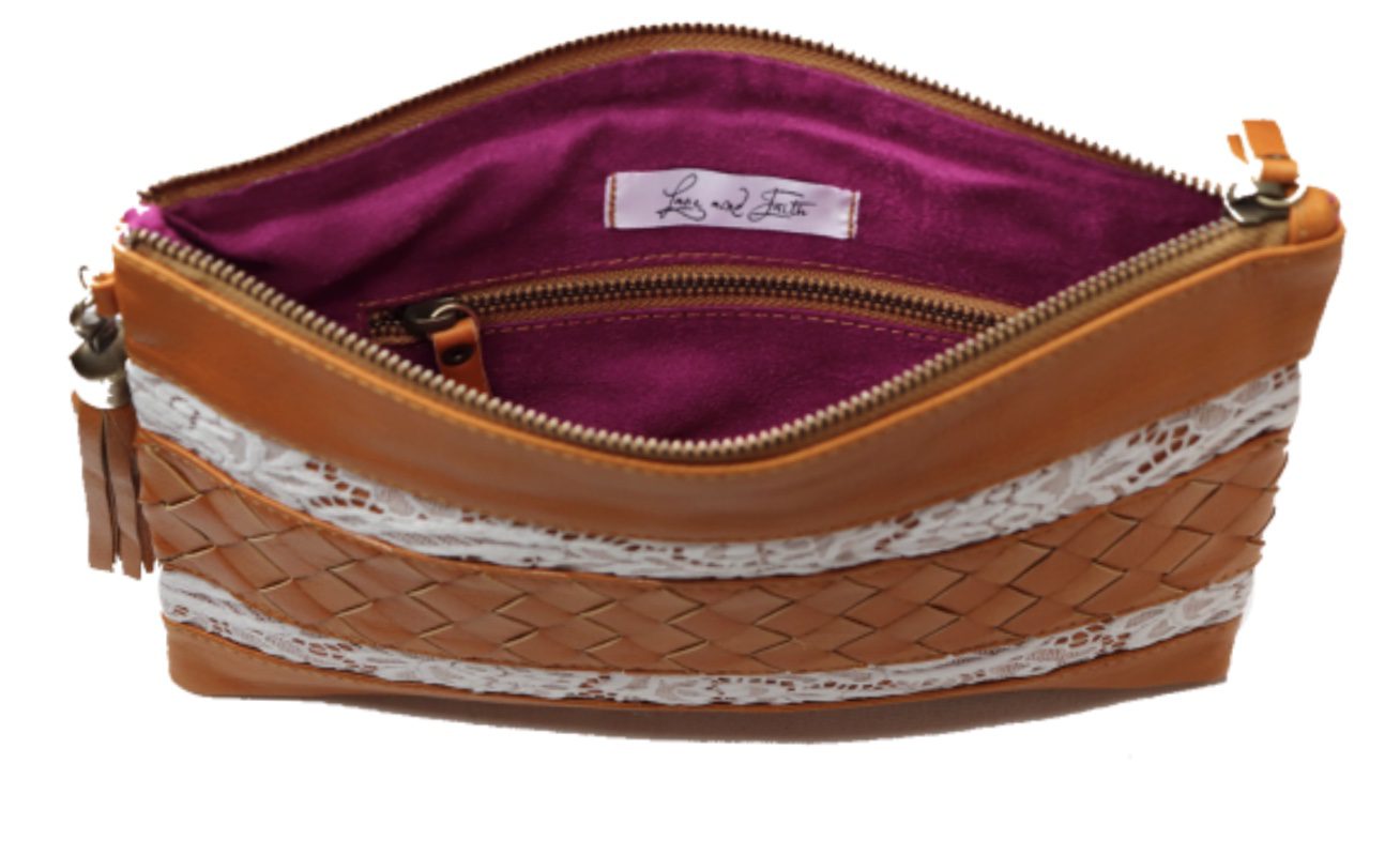 Gypsy Tan Medium Clutch ~ Exceptional Leather Bags, Wallets, Belts ...